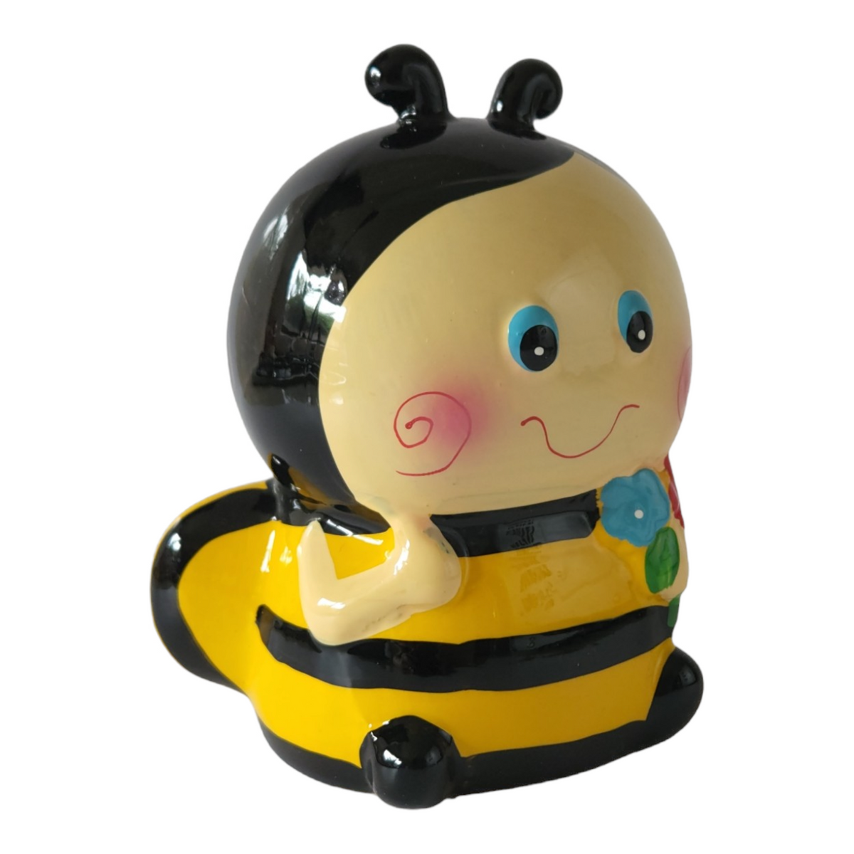 Children's Yellow & Black Ceramic Bumblebee Money Box – Palm Gifts